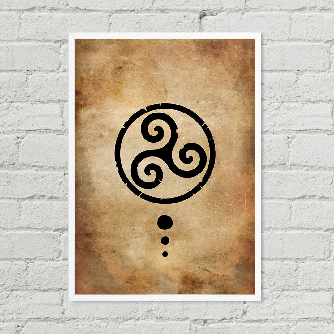 Triskelion, Nordic Wall Art, Digital Print, Poster, Celtic Art, Instant ...