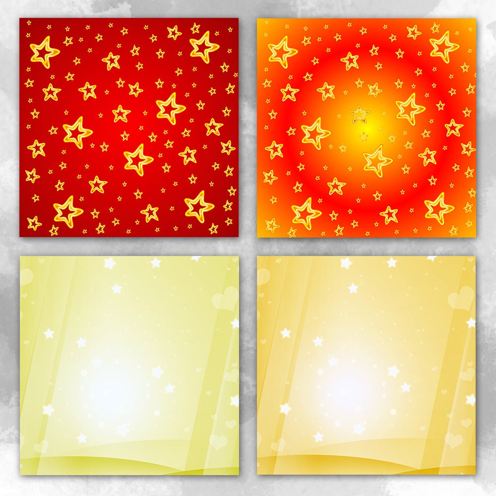 Assorted Digital Papers 12 Unique Paper Designs 4 BONUS - Etsy