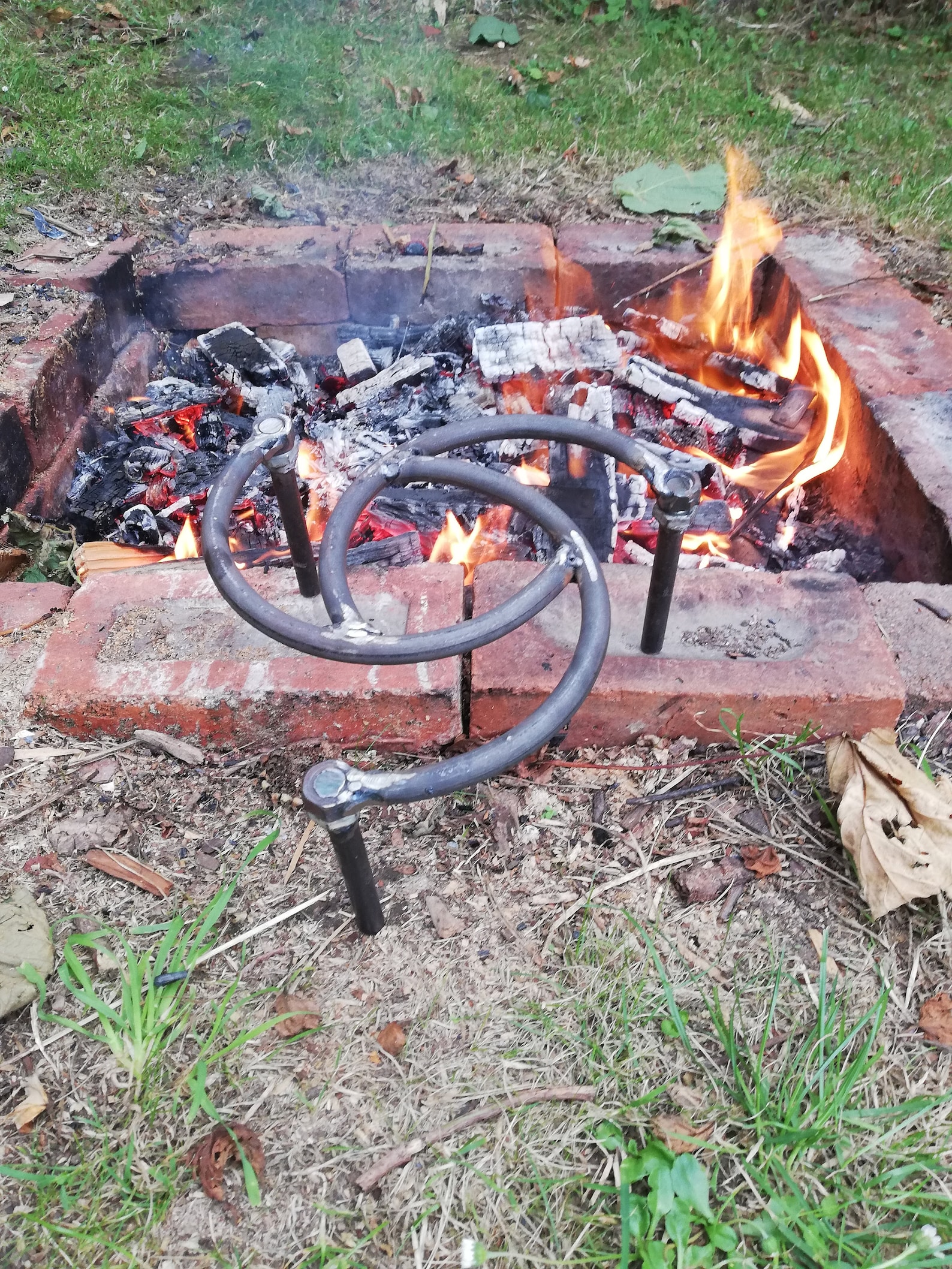 Fire Pit Accessory Trivet Pot Holder Bbq Fire - Etsy