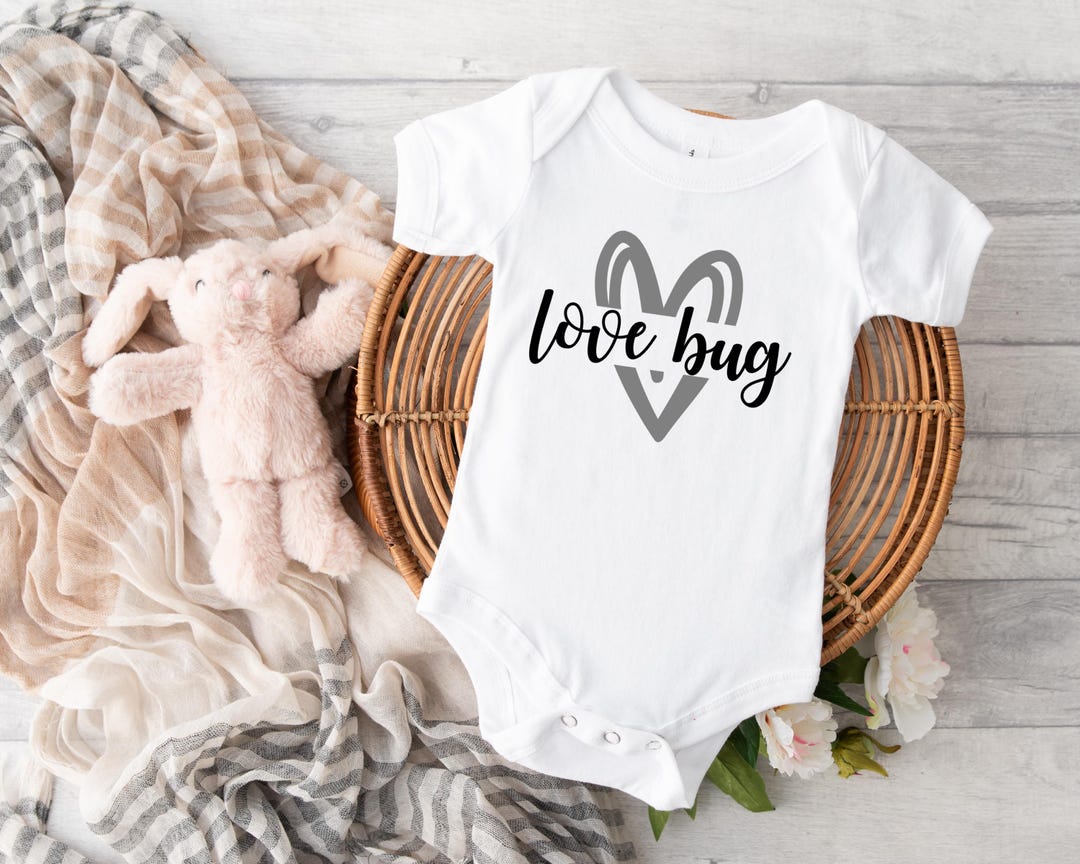 Mommy's Love Bug Bodysuit, Cute Baby Outfit, Little Love Bug Onesie ...