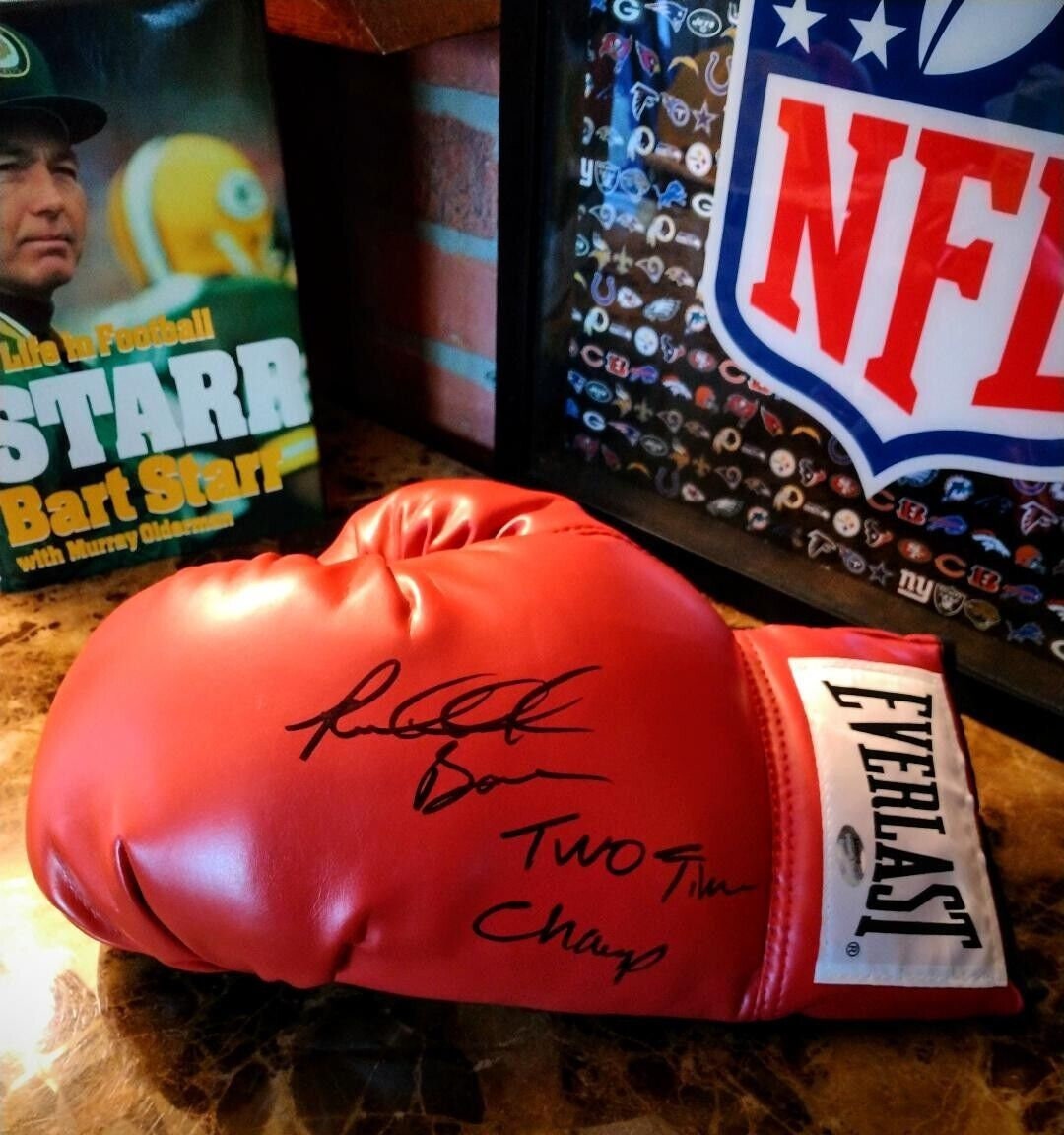 Riddick Bowe Autographed Boxing Glove Schwartz COA - Etsy