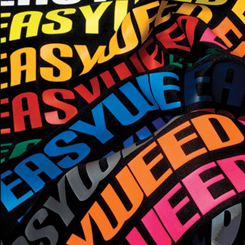 Siser EASYWEED® Heat Transfer Vinyl 20 Inch X 1 Yard Size 8 HTV Colors ...