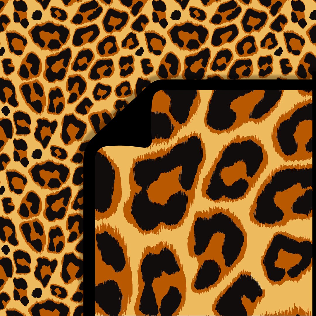 Leopard Print Tan Lifestyle Pattern Heat Transfer Vinyl 1 - Etsy