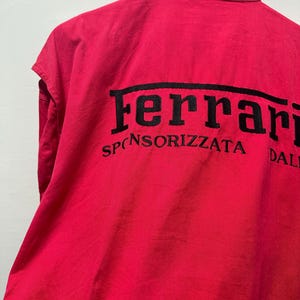 Vintage Ferrari Jacket Agip Embroidery Logo Design Nice Design - Etsy