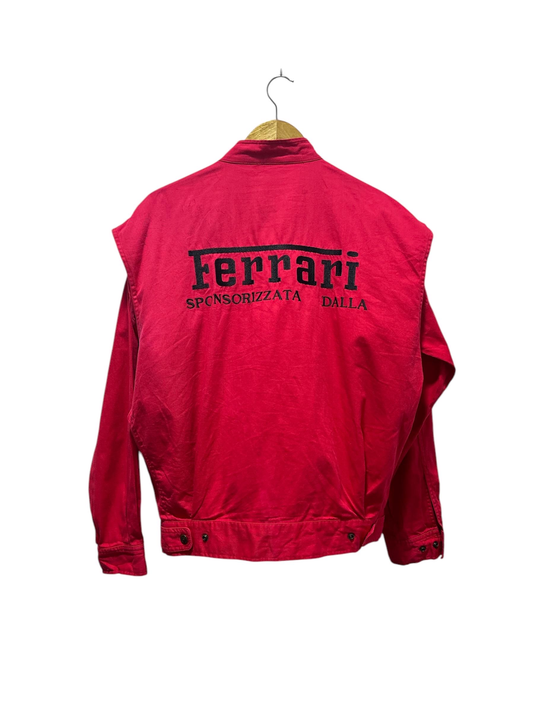 Vintage Ferrari Jacket Agip Embroidery Logo Design Nice Design - Etsy