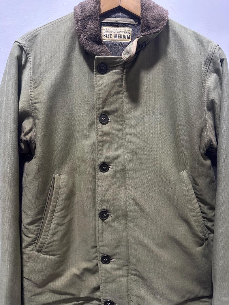 Vintage Buzz Rickson’s USN N1 Deck Jacket Design US Navy Military ...