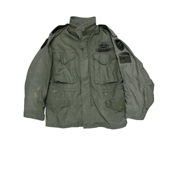 Vintage M65 Field Jacket US Military Army Jacket Mili… - Gem