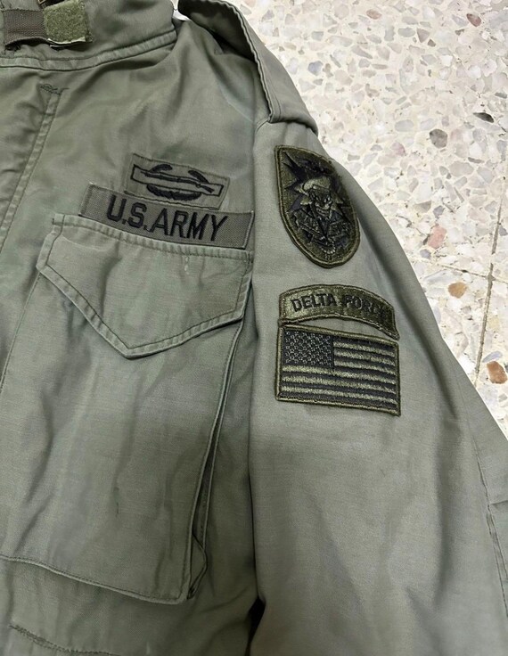 Vintage M65 Field Jacket US Military Army Jacket Mili… - Gem