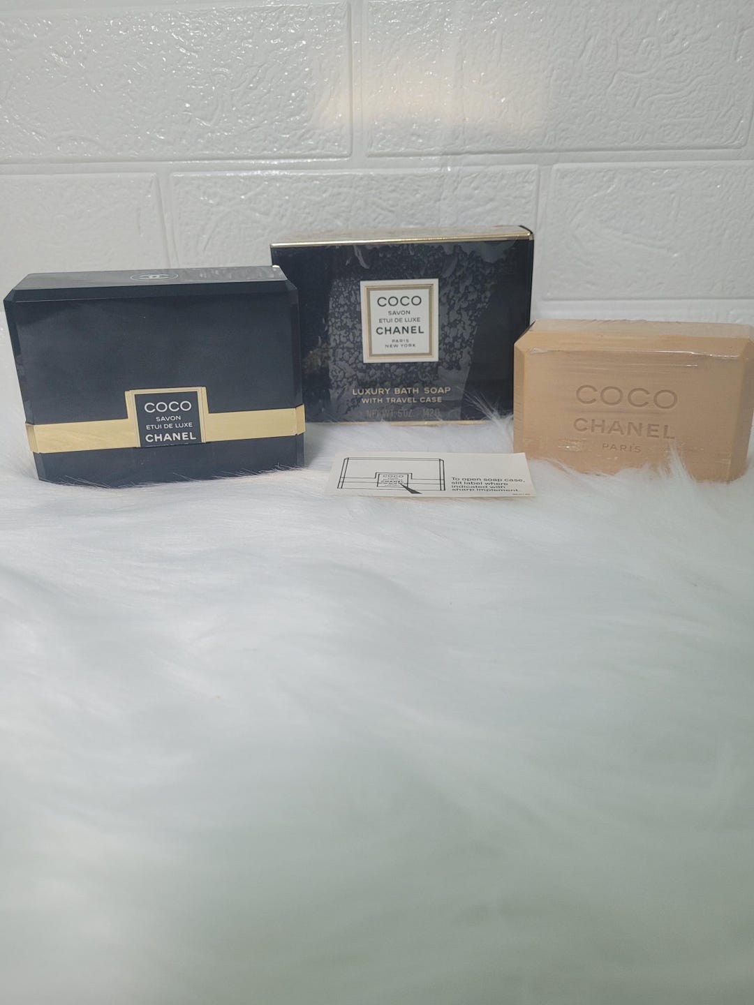 Chanel Coco Luxury Bath Soap With Travel Case, 142g/5 Fl.oz, Vintage ...