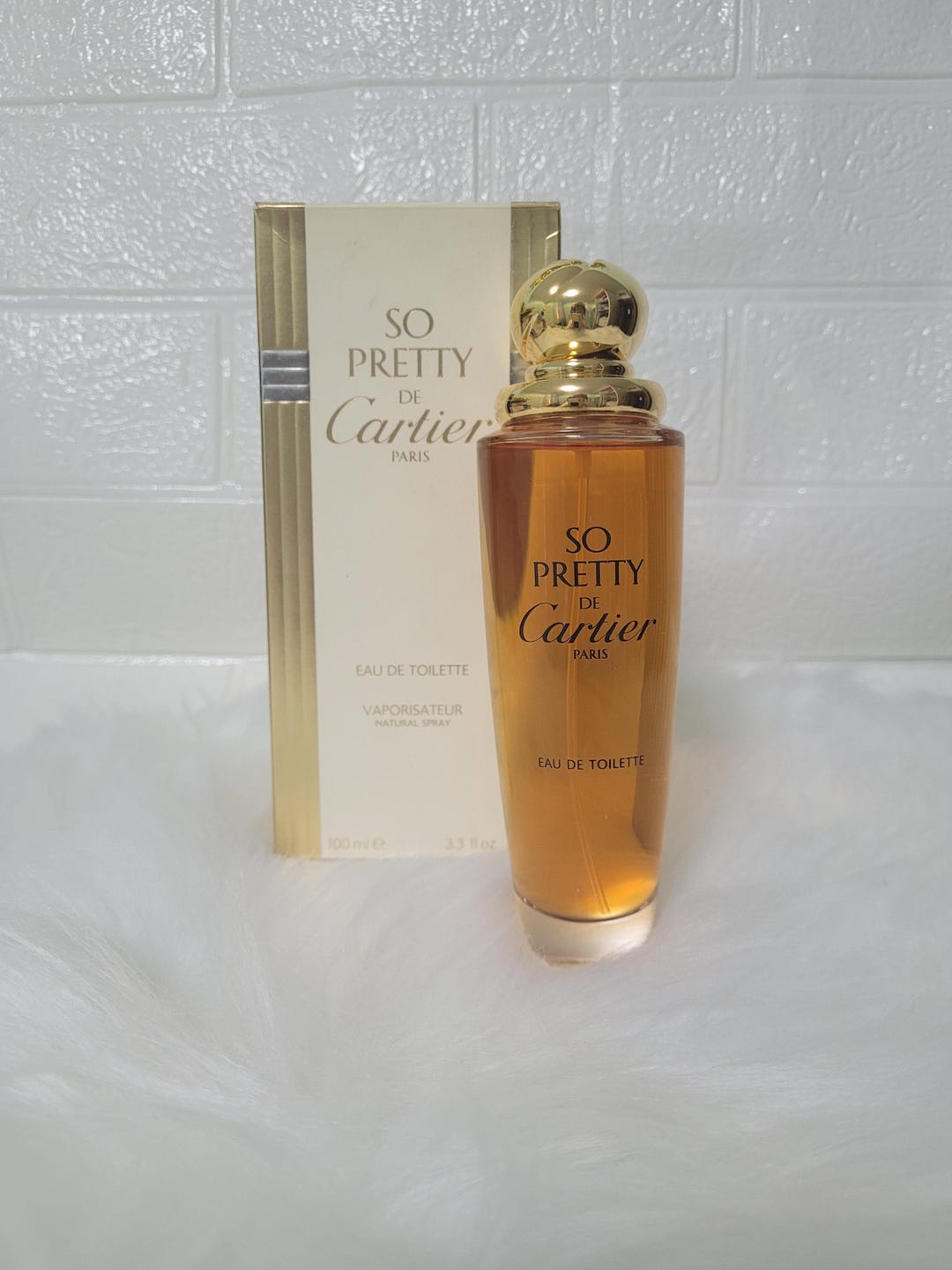 So Pretty De Cartier Eau De Toilette for Women Vintage 100ml/3.3 Fl.oz ...