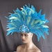Mixed Color Carnival Feather Crown Festival Feather Headpiece Feather ...