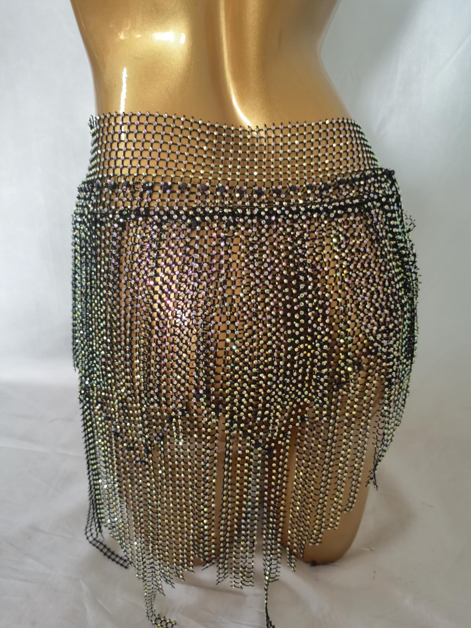 Rhinestone Belly Dance Hip Scarf/dancing Waist Decoration/costume ...