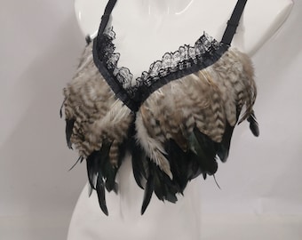 Feather Bra - Etsy