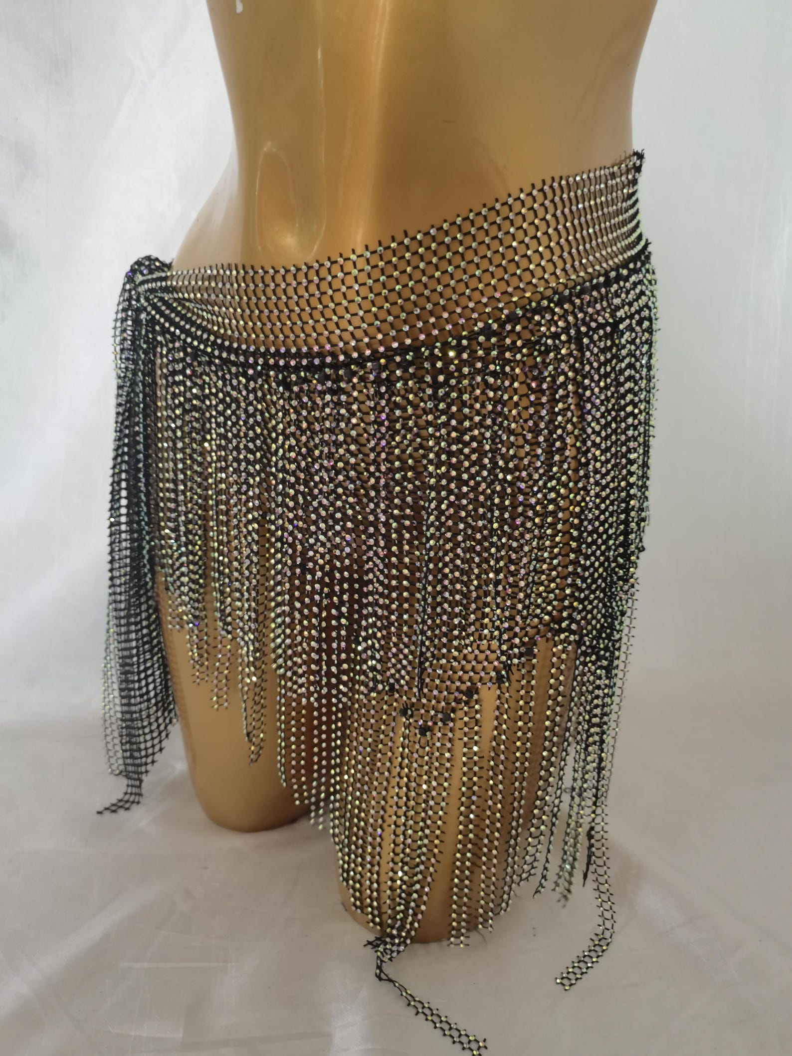 Rhinestone Belly Dance Hip Scarf/dancing Waist Decoration/costume ...