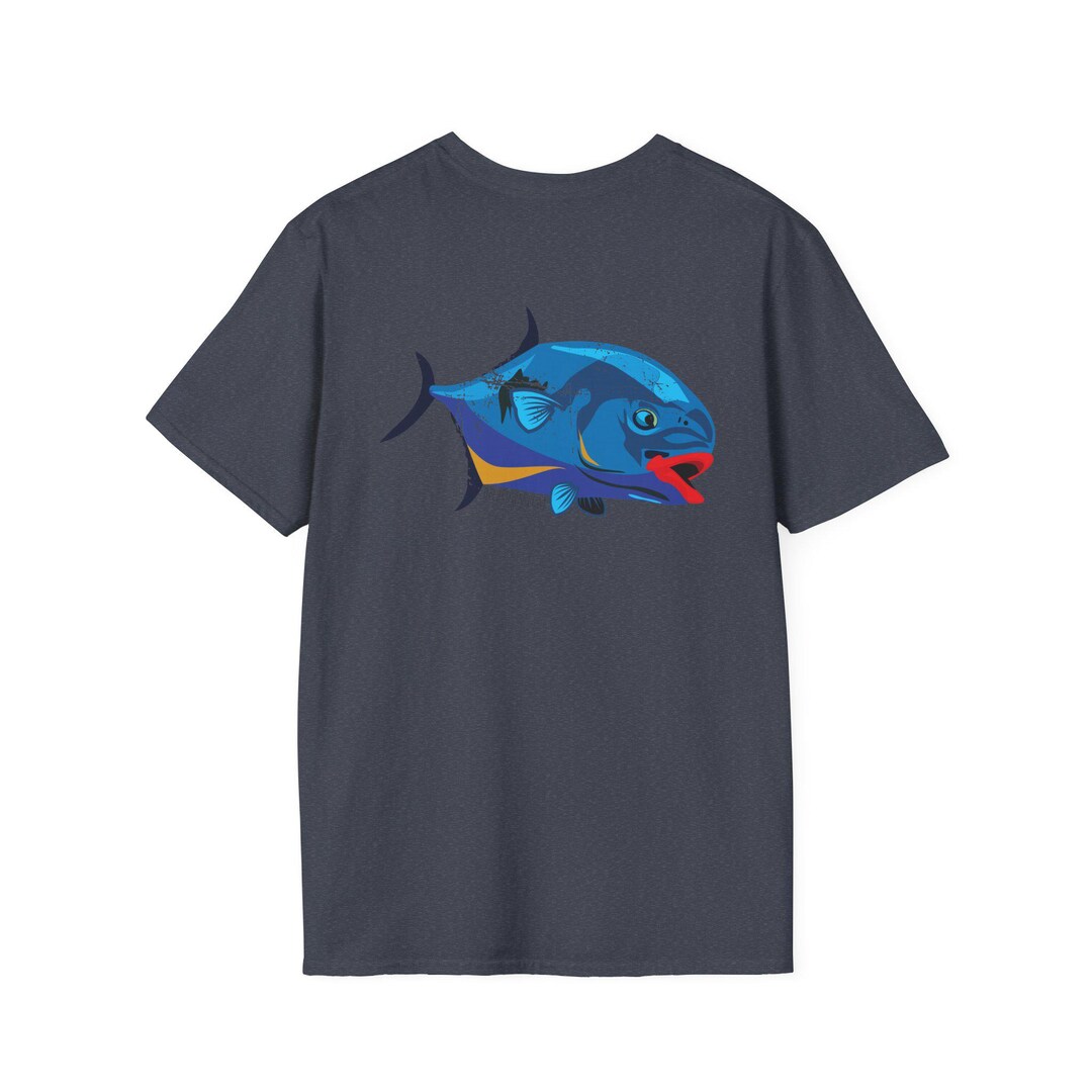 Permit Fish Colorful Illustration T-shirt | Florida Keys Key West ...