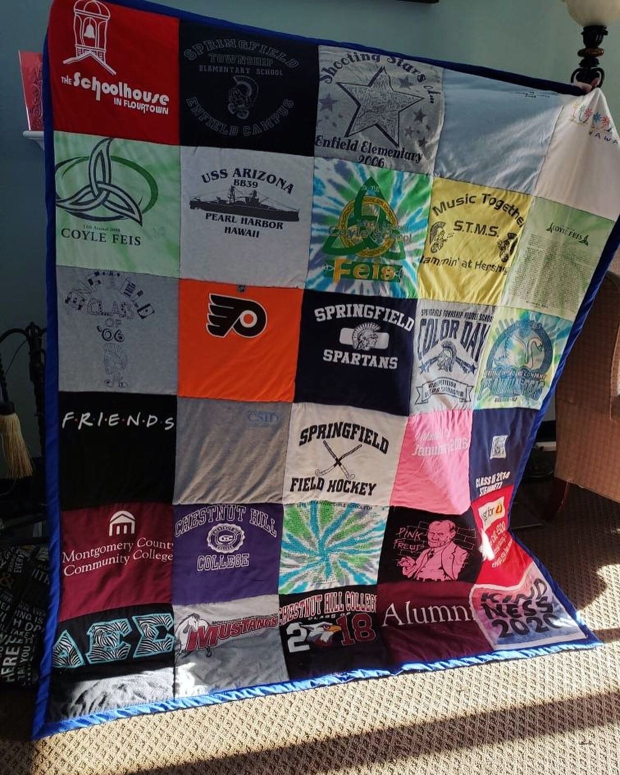 Customizable T-shirt Memory Quilt Twin Size 6ft by 5ft | Etsy