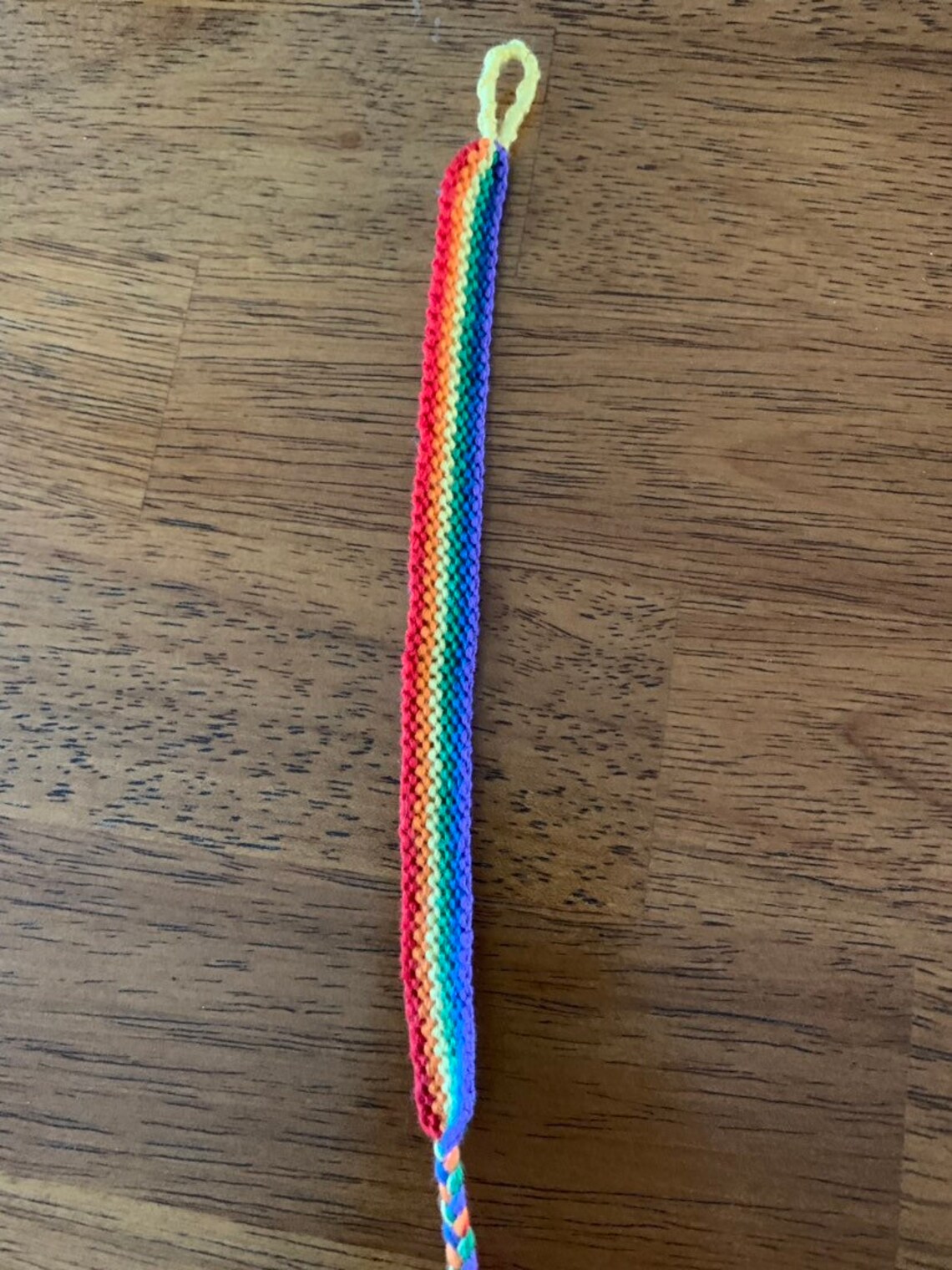 Rainbow Pride Flag - Handmade Woven Friendship Brecelet - LGBTQ+ Pride ...
