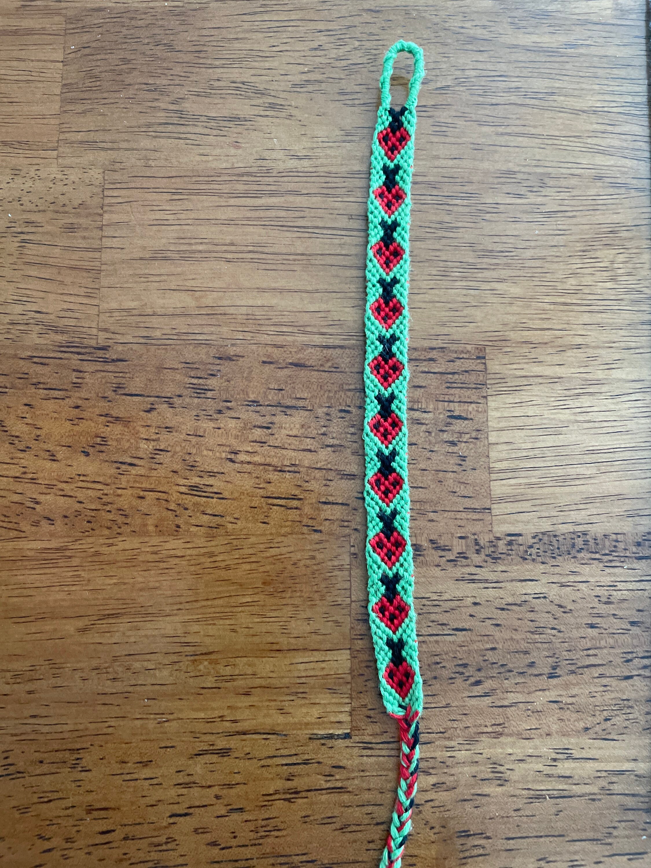 Customizable Lady Bug Pattern Friendship Bracelet - Etsy UK