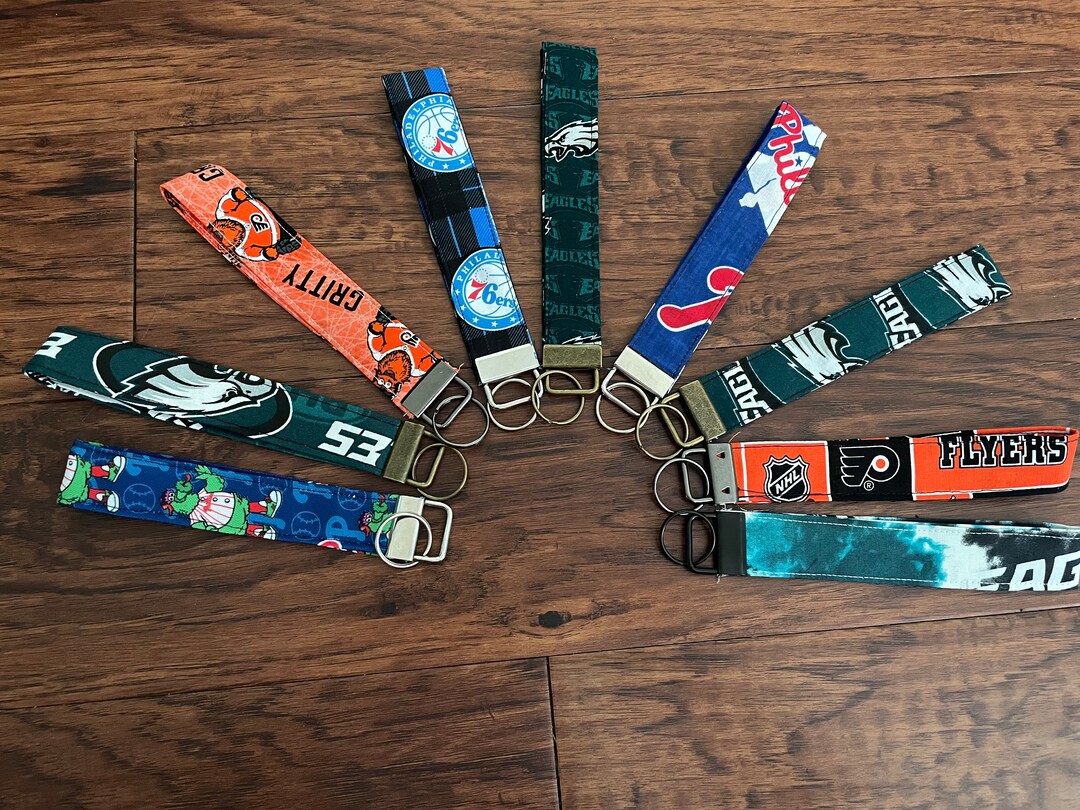 Philadelphia Sports | Key Fob | Key Chain | ONE (1) | Key Holder| Metal ...