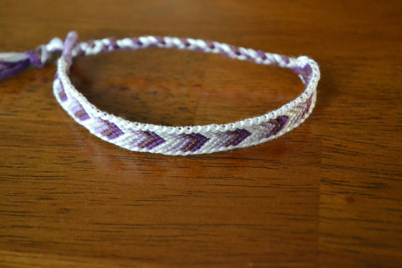 Customizable Bordered Chevron Pattern Friendship Bracelet - You Pick ...