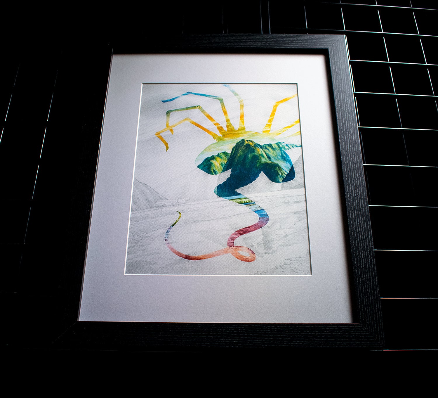 Alien Paradise Alien Xenomorph Watercolor Painting Fine Art | Etsy