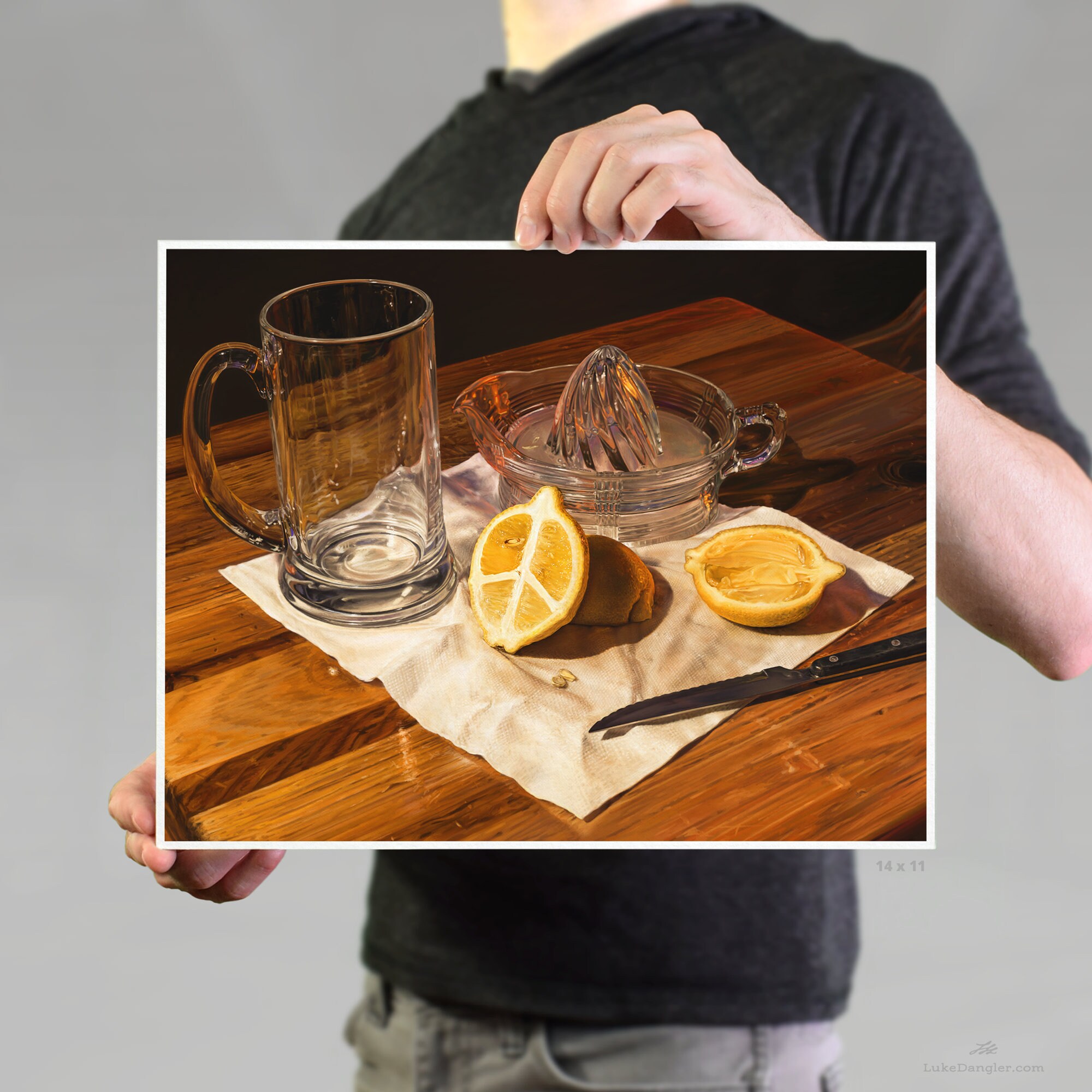 Peace of Fruit Art Print - Lemon Peace Sign Food Still Life Print sold ...