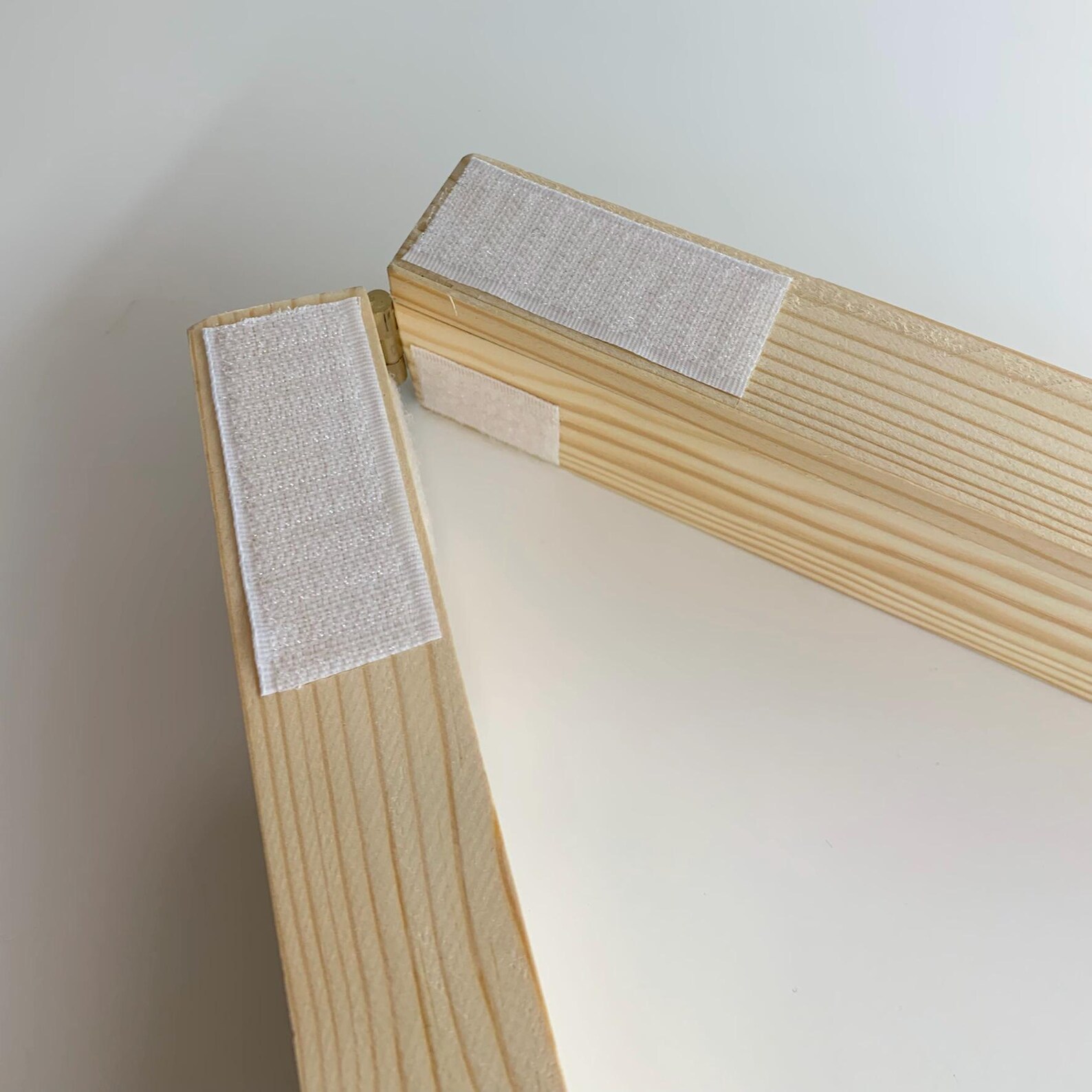 Foldable Wooden Trunk Stopper – Velcro Bag Holder With Hinge - Etsy