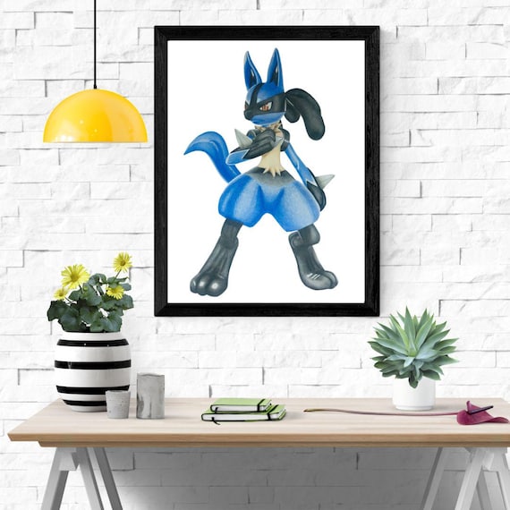 Realistic Mega Lucario Drawing