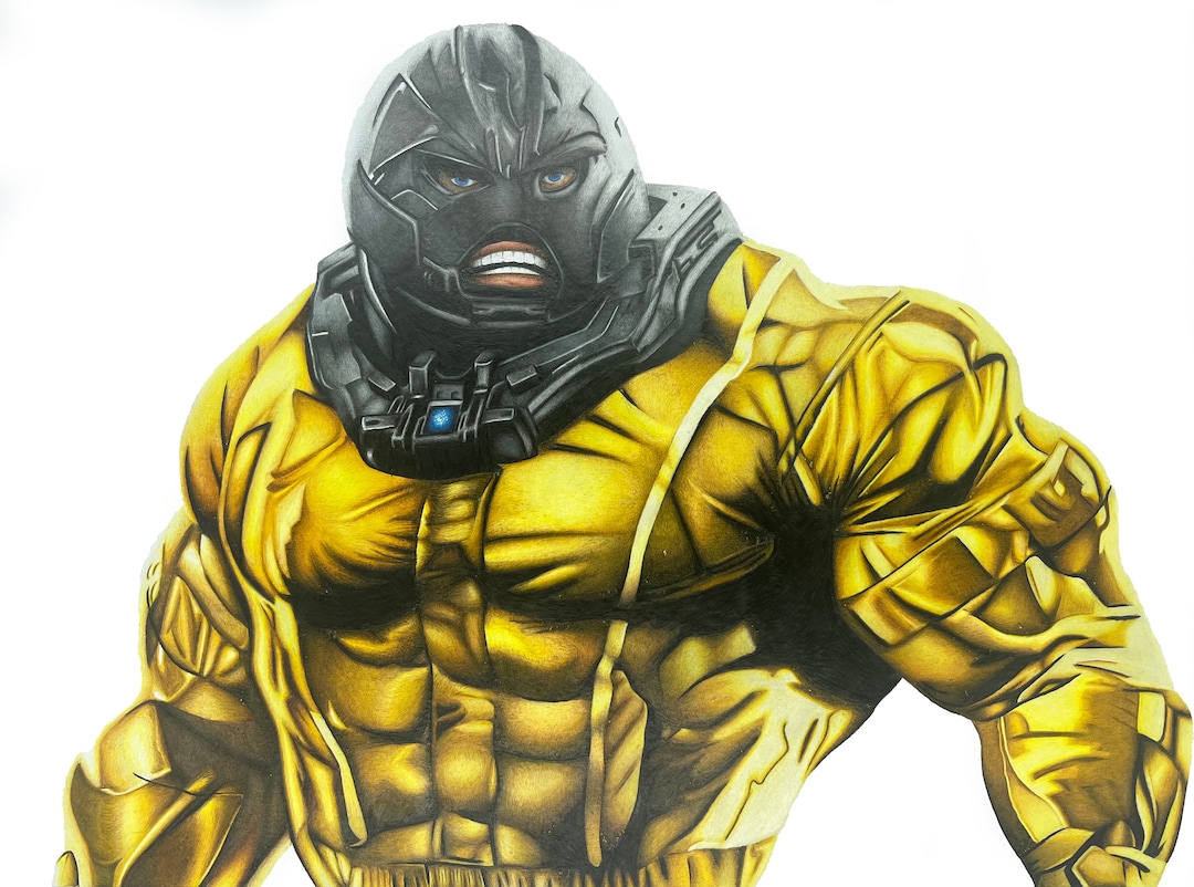 Juggernaut Drawing A3 X-men Marvel Comics ORIGINAL and PRINTS - Etsy