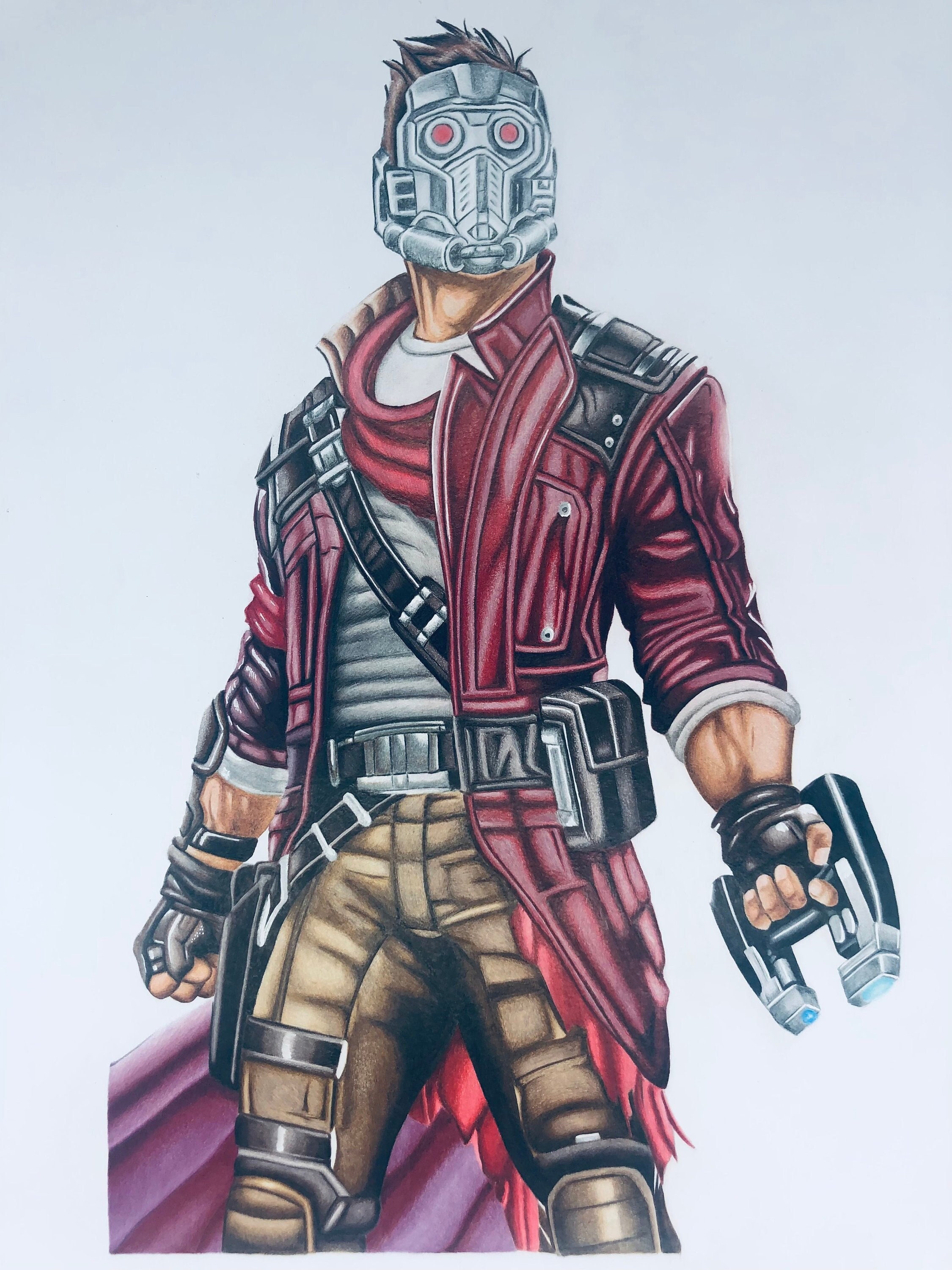 Draw The Lord Guardian Of Galaxy Stars