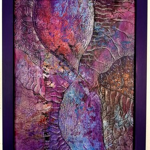 4,,unfathomable Depths,,-elegant Abstract,canvas, Acrylic, Oil Pastel ...