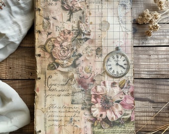 4 Retro Ephemera, Digital Collage Sheets, Junk Journal Kit ...