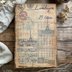 4 Vintage Travel Ephemera Collage Sheets Printable Junk Journal ...