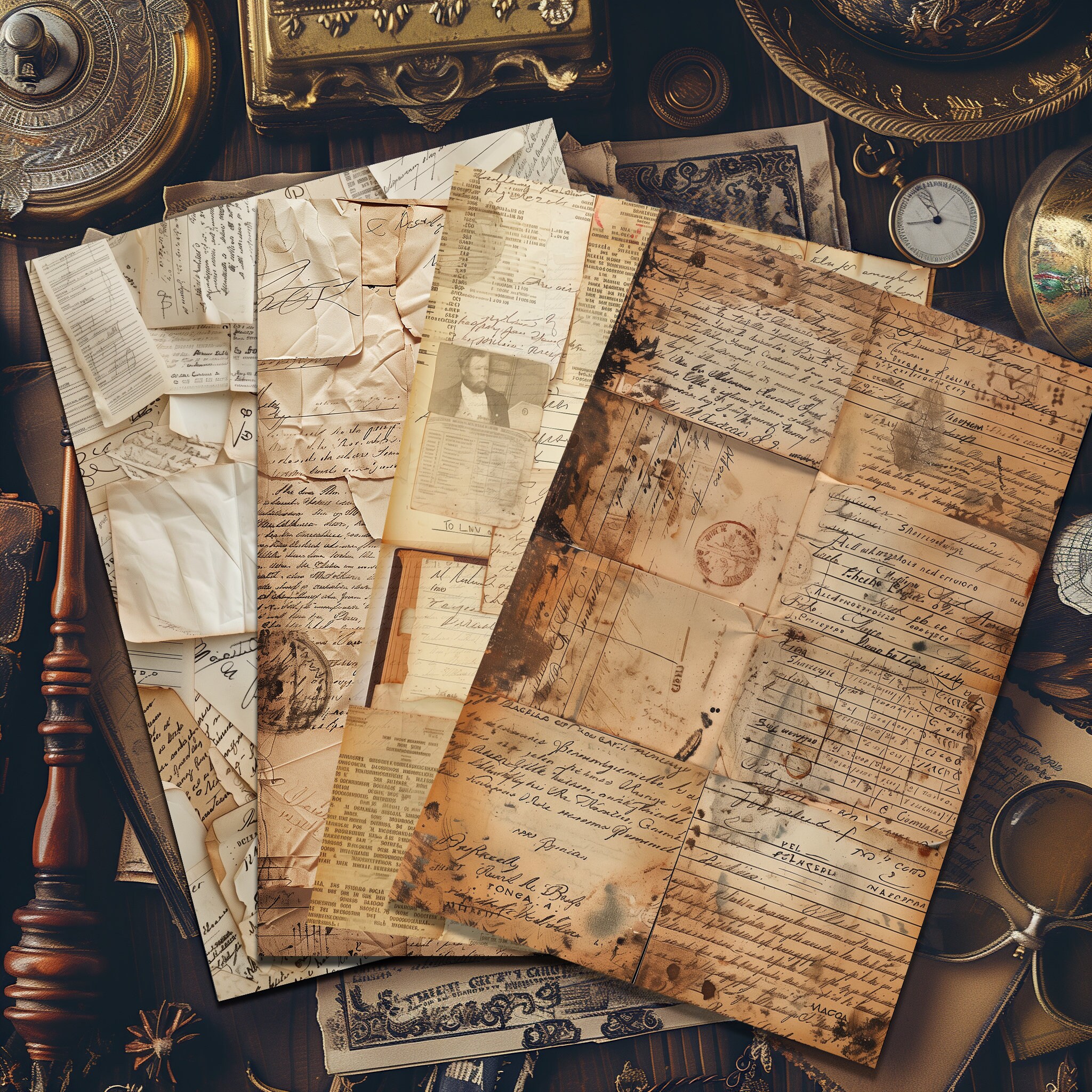 16 Timeless Pages Vintage-inspired Junk Journal Collection Digital ...