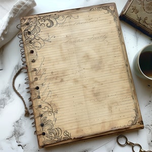 12 Blank Victorian Ornate Pages Vintage Inspired Digital Junk Journal ...