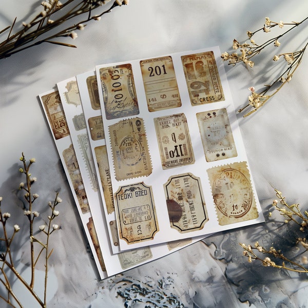 Distressed Tags - Etsy Canada