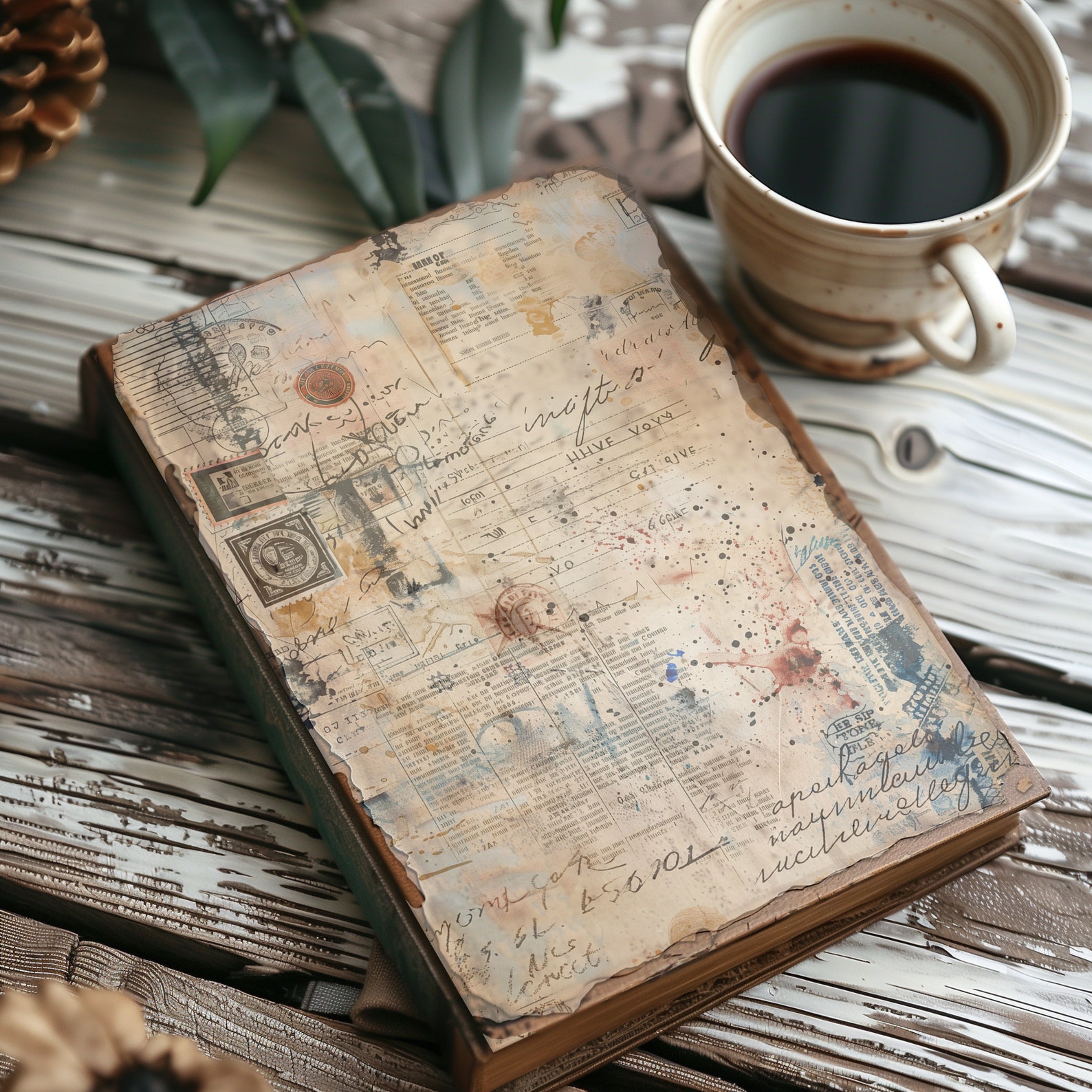 12 Postmarked Memories Pages, Vintage-inspired Junk Journal Digital ...
