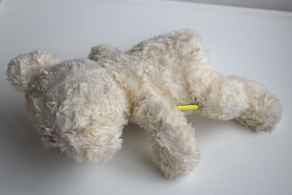 Vintage 10 " Gulliver Girl Teddy Bear White Plush Stuffed Soft Toy ...