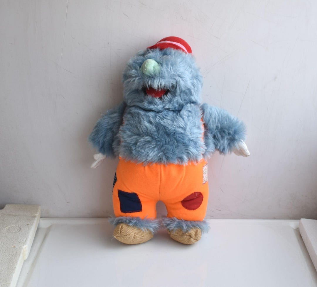 Vintage 14.5" Sesam Stasjon Max Mekker Muppet 1992 Stuffed Sesame ...