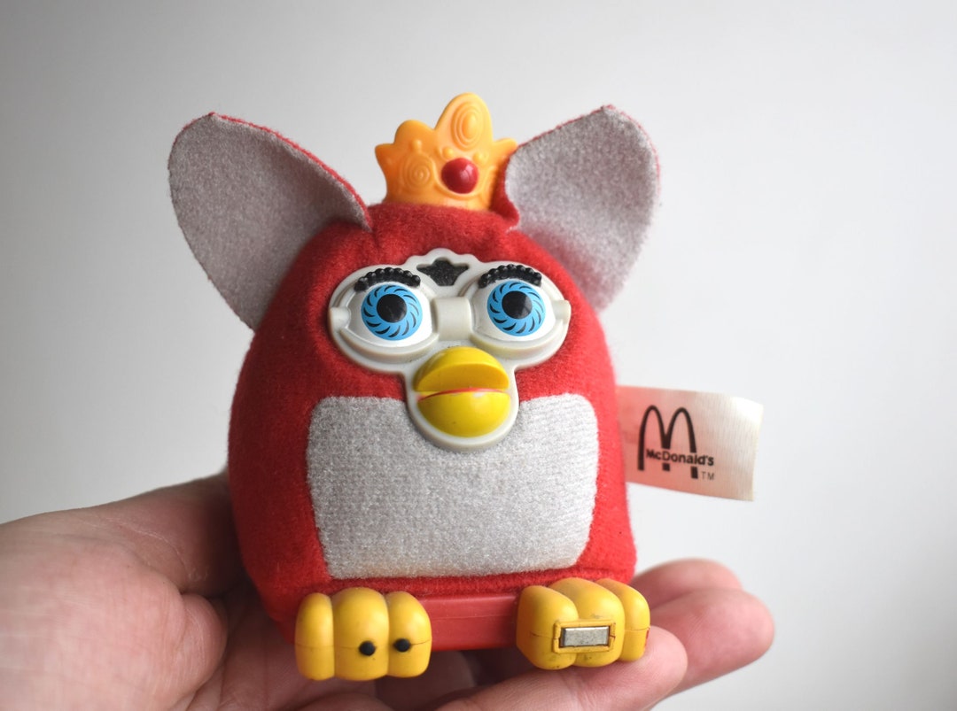 Vintage 3.5" Furby Mcdonalds 2001 Mechanical Plush Stuffed Soft Toy ...