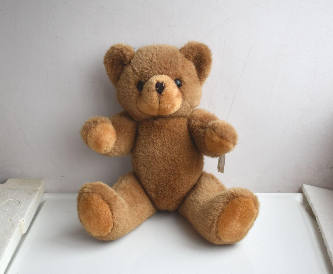 Vintage 16" Simba Toys Brown Beige Teddy Bear Plush Stuffed Soft Toy ...