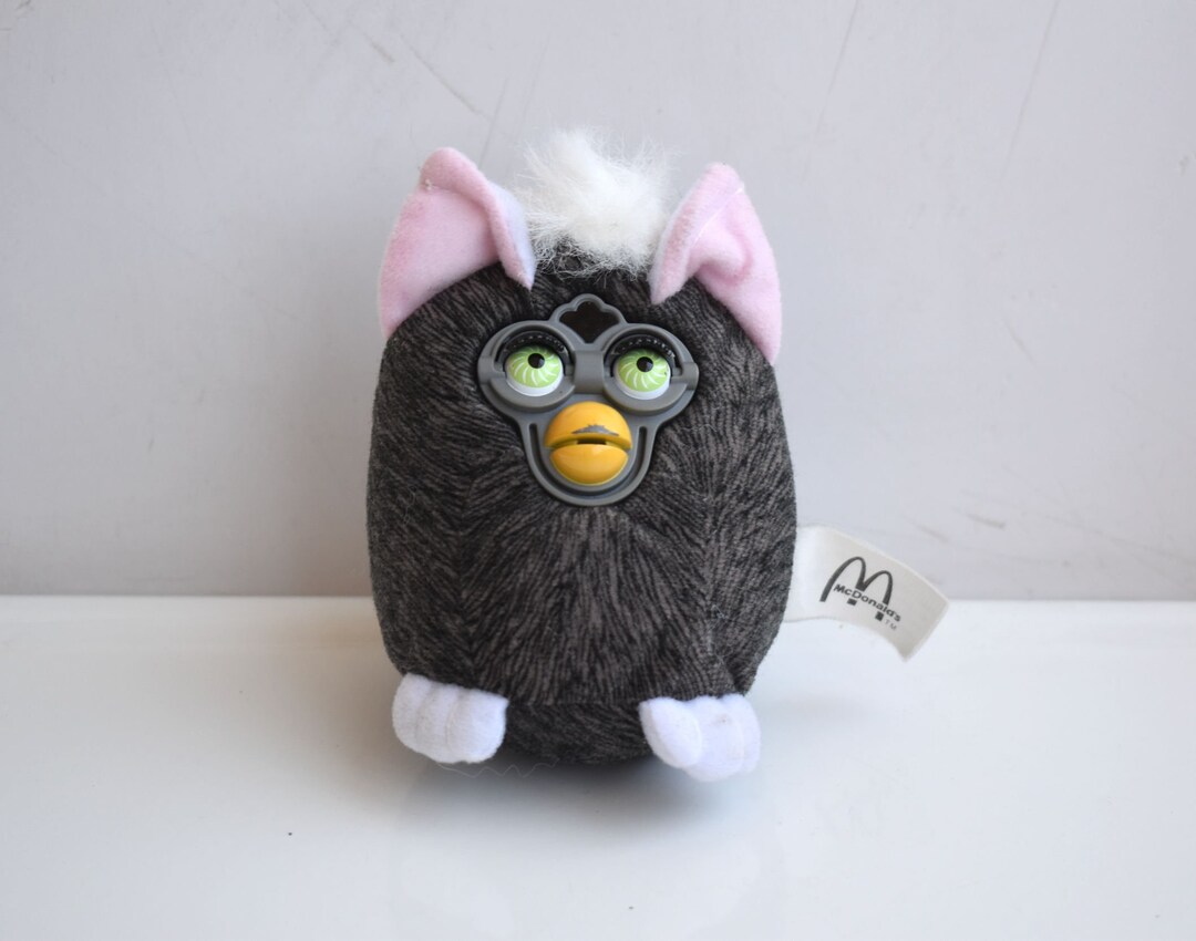 Vintage 4.5" Furby Mcdonalds 2000 Mechanical Plush Stuffed Soft Toy ...
