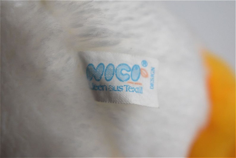 Vintage 10 Nici Design Christmas Hat White Duck Plush Stuffed Soft Toy ...