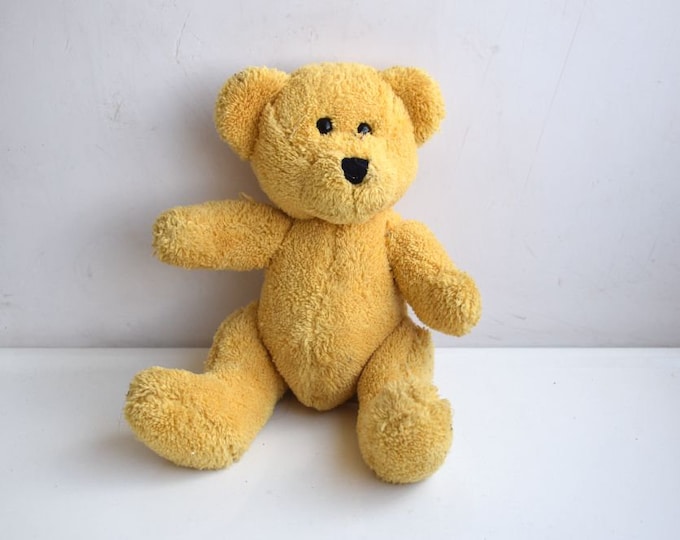 Sunshine Yellow Teddy Bear - Etsy