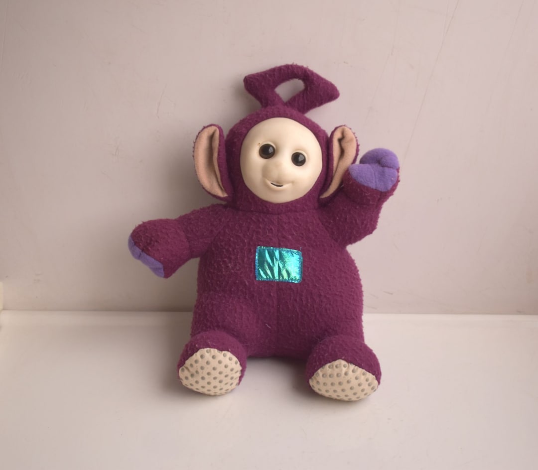 Vintage 10" Tinky Winky Teletubbies Doll Plush Stuffed Soft Toy ...