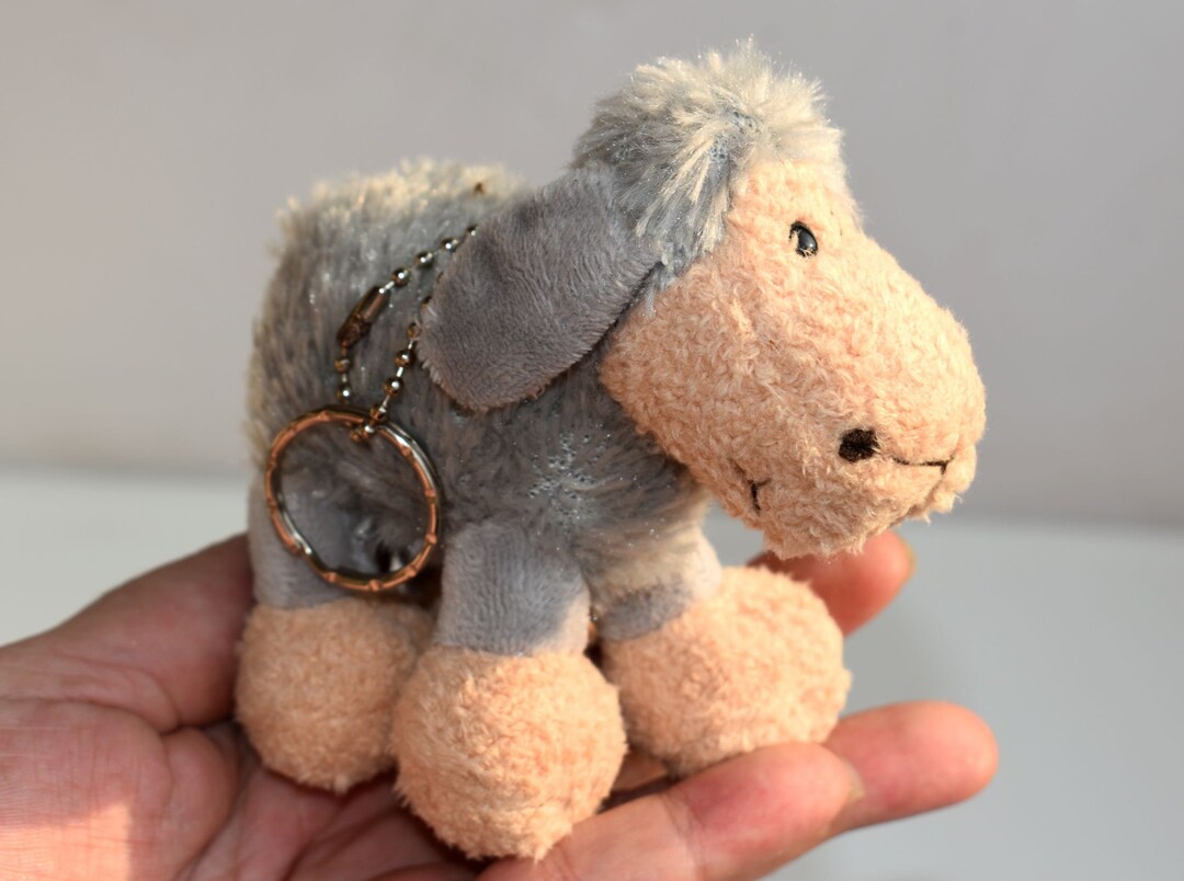 Cute Gray Sheep Lamb Keychain Plush Stuffed Soft Toy Key Chain Gift for ...