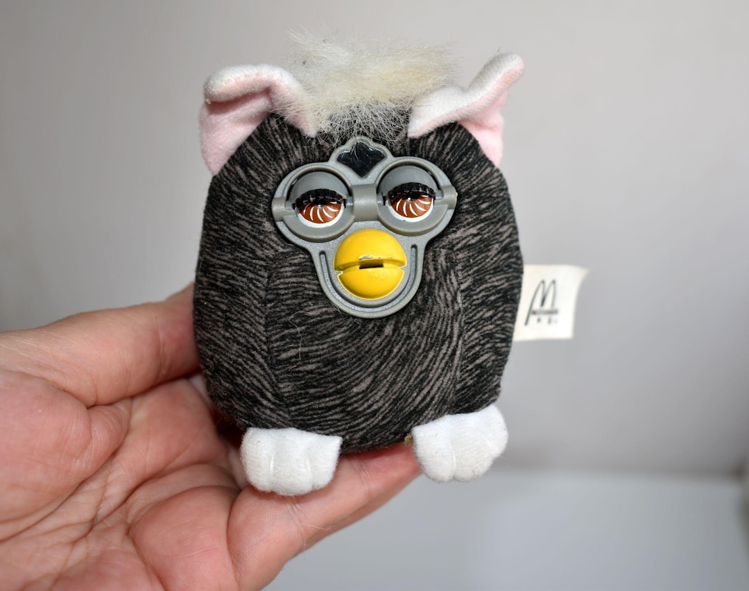Vintage 4" Furby Mcdonalds 2000 Mechanical Plush Stuffed Soft Toy ...