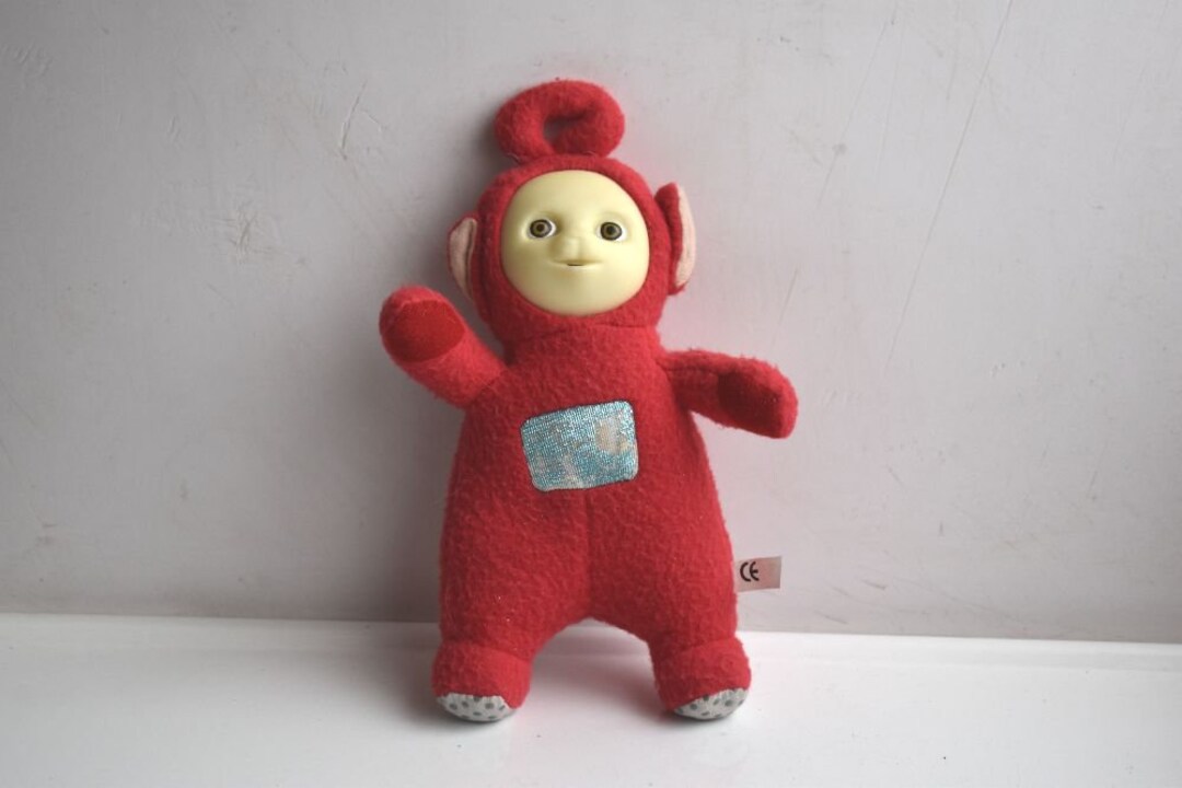 Vintage 8" Red Teletubbies Doll Plush Stuffed Soft Toy European Kids ...