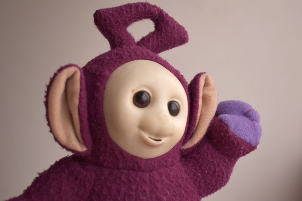 Vintage 10" Tinky Winky Teletubbies Doll Plush Stuffed Soft Toy ...
