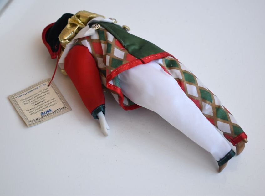 Vintage 11 Arlecchino Harlequin Clown Doll Harlequin Venetian Mask ...